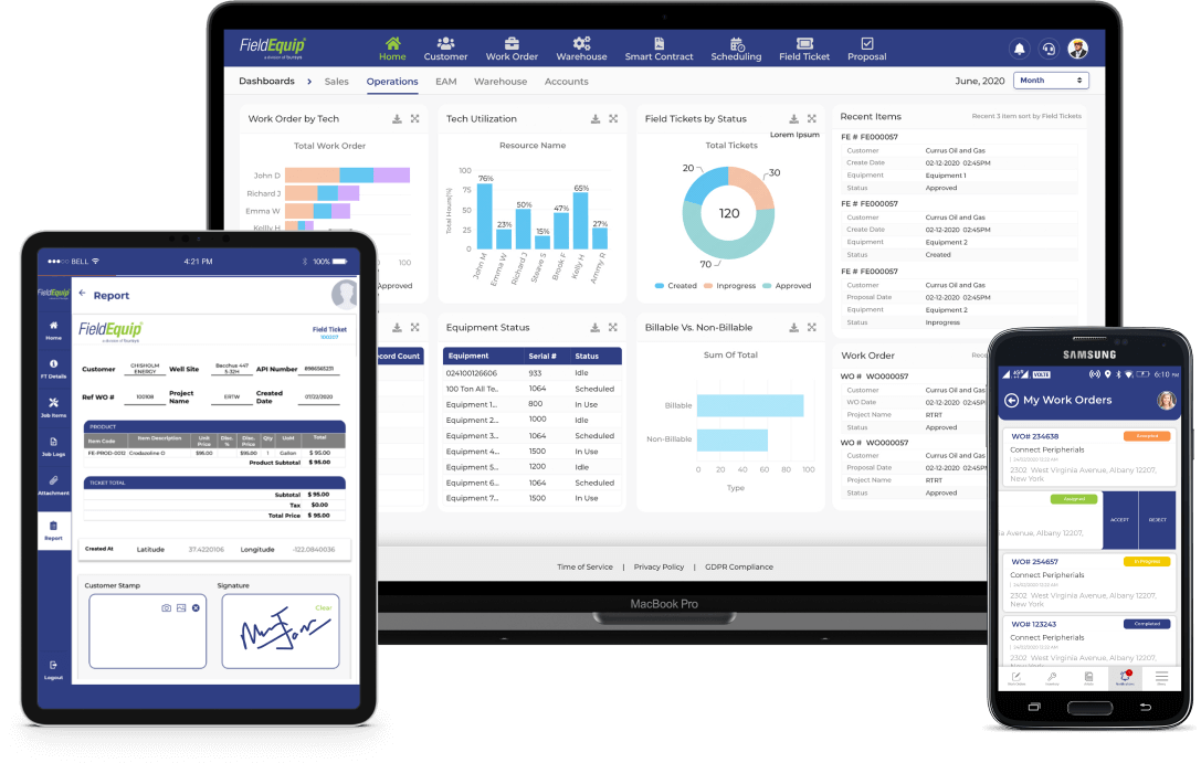 FieldEquip, a Bursys Company - Field Service Management SaaS Platform
